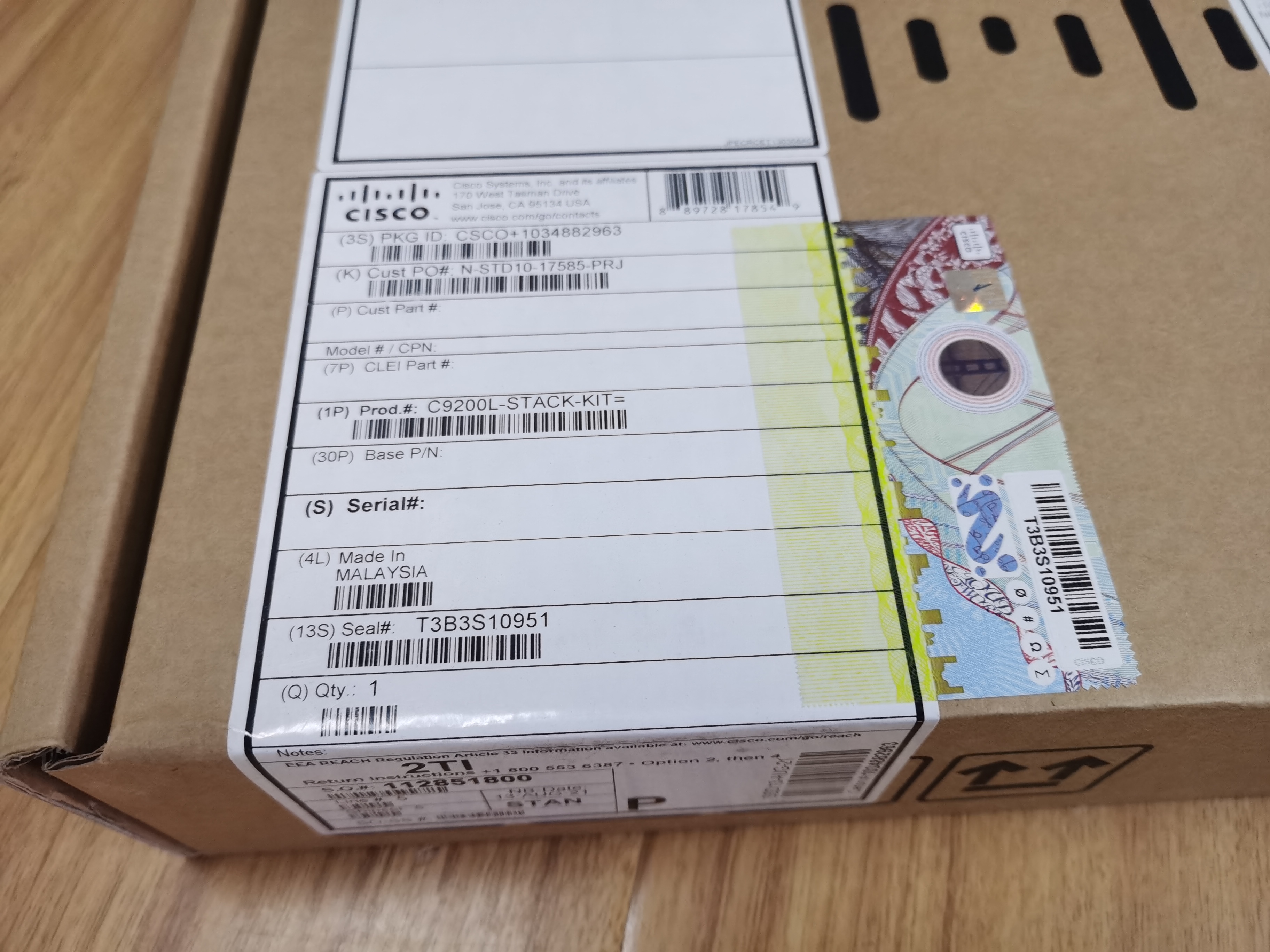 Cisco C9200L-STACK-KIT Catalyst 9200L용 스태킹 모듈